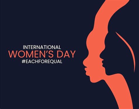 Premium Vector Womens Day Campaign Poster Background Design With Two