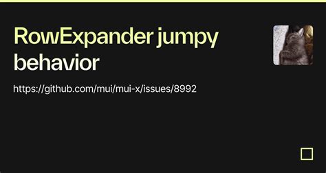 RowExpander Jumpy Behavior Codesandbox