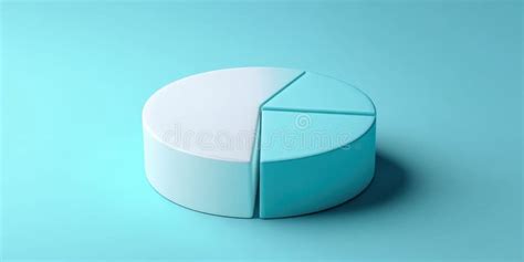 Three Dimensional Pie Chart Model Showcasing Data Representation In A