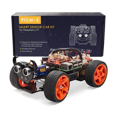 Sunfounder Raspberry Pi Smart Robot Car Kit Picar S Block Based Graphical Visual Programmable