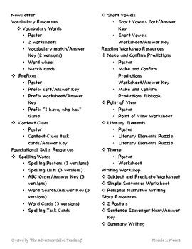 Rd Grade HMH Into Reading Module Week Over Pages TPT