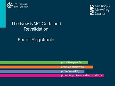 The New Nmc Code And Revalidation For All
