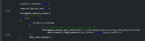 How To Configure The Number Of Packets Per Every Ble Connection