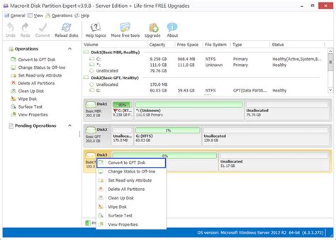 Convert MBR Disk To GPT Without Data Loss