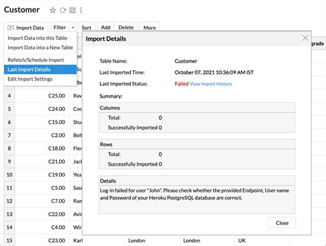 Import From Heroku Sql L Zoho Analytics Help
