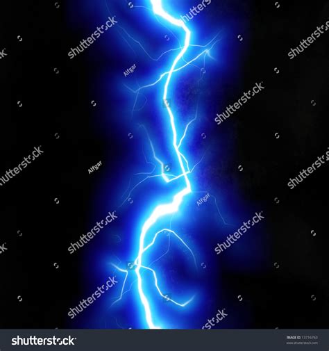 Simulated Lightning Bolt Seamless Texture Vertical Stock Illustration