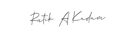 72 rutik a kadam name signature style ideas awesome esignature
