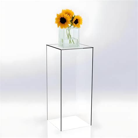 Stark® Acrylglas Dekosäule Premium Blumenständer Belastbar Bis 30kg