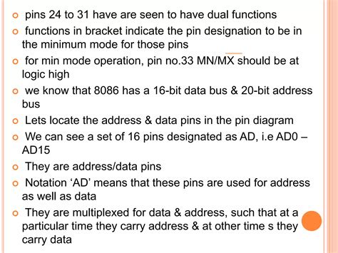 Chapter 6 Hardware Structure Of 8086 Pptx