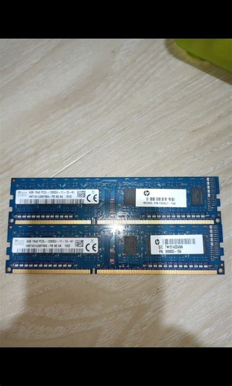 Sk Hynix Korea 4gb Ram Sticks Computers And Tech Parts And Accessories