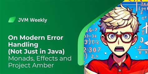 On Modern Error Handling Not Just In Java Monads Effects And