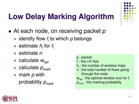 Ppt Low Delay Marking For Tcp In Wireless Ad Hoc Networks Powerpoint
