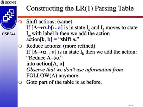 ppt more on lr parsing powerpoint presentation free download id 426753