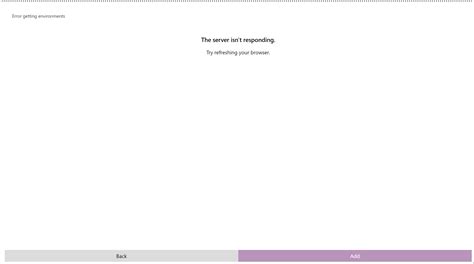 Powerapps Visual Unable To Connect To Environments Rpowerbi