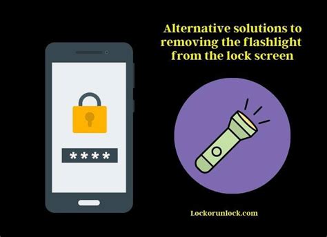 Can I Remove The Flashlight From Lock Screen Lock Or Unlock
