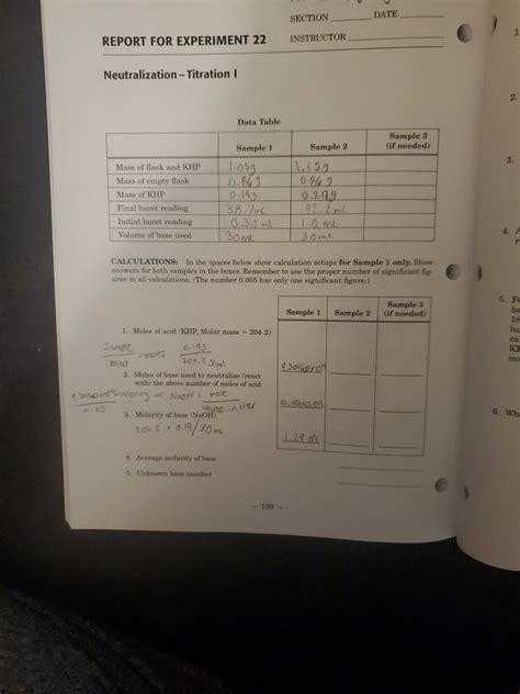Solved Section Date Report For Experiment 22 Instructor