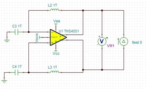 THS4551 TINA Model Open Loop Differential Output Impedance Shift In Model Update Amplifiers