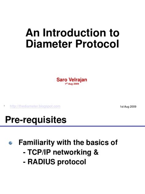 introduction to diameter protocol pdf