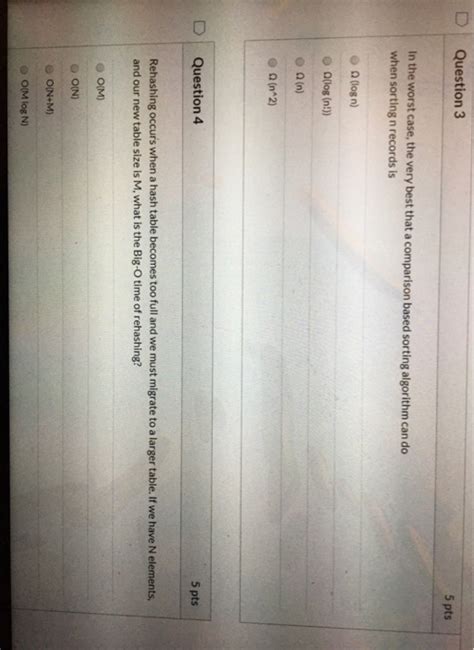 Solved Question 1 5 Pts A Binary Heaps Structure Is An Avl