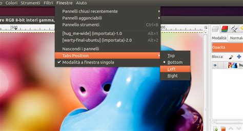 gimp 2 9 1 arriva il nuovo gestore delle tab le novità e come