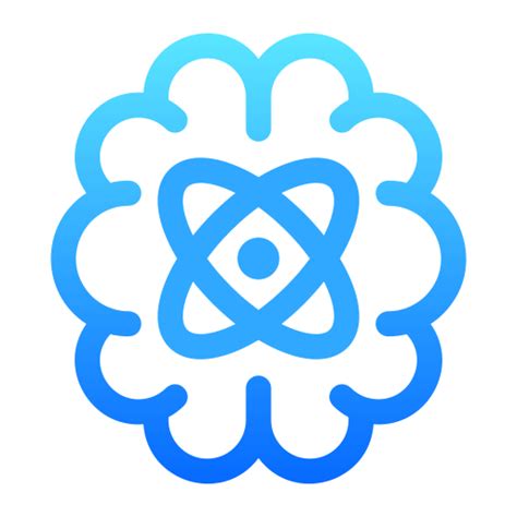 Quantum Computer Generic Gradient Icon