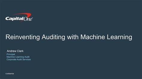 Reinventing Auditing With Machine Learning Pptx