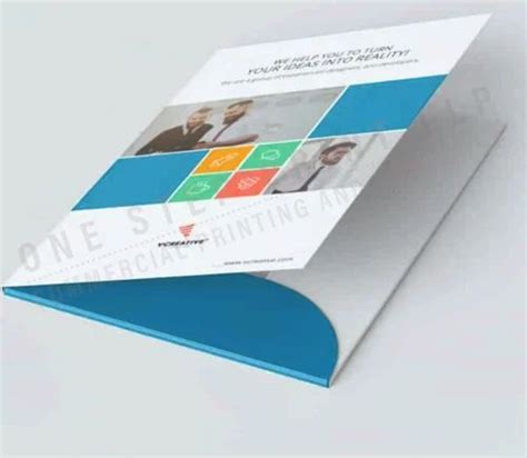 Paper Folder Printing Services Multicolor At Piece In Kolkata