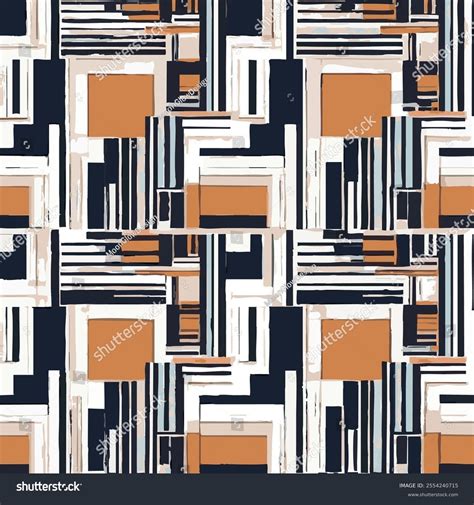 pattern strips squares various widths intersecting stock vector