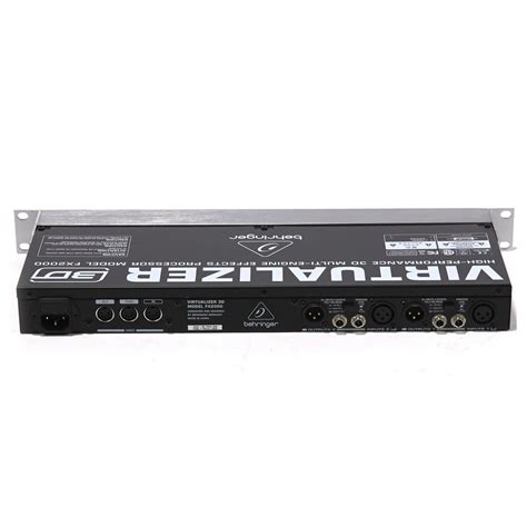 Behringer Virtualizer 3d Fx2000 Multi Effects Processor Gear4music