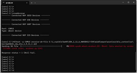 Kw45 Nbu Download Fail Nxp Community