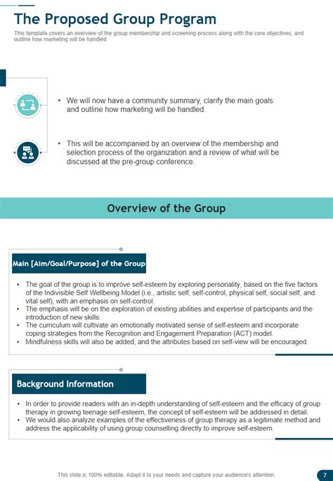 Top 10 Group Counseling Proposal Examples With Templates And Samples