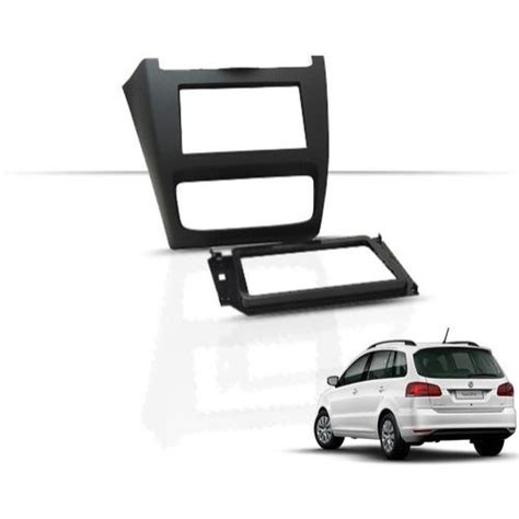 Moldura 2 Din Fox Spacefox Spacecross Crossfox 2014 Preto Submarino