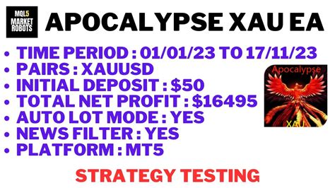 Apocalypse Xau Ea Mt5 Forex Robot Strategy Testing Mql5 Market Robots