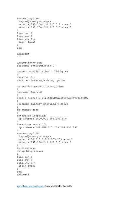 OSPF Advanced Lab Exercise For CCNA And CCNP PDF