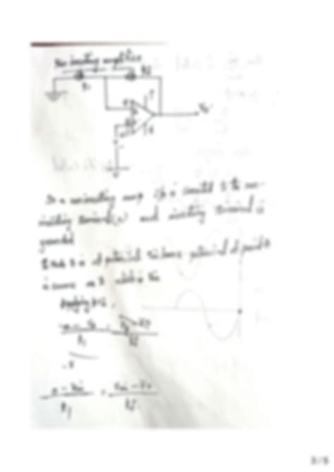 Solution Inverting And Non Inverting Amplifier With Diagram And Graph