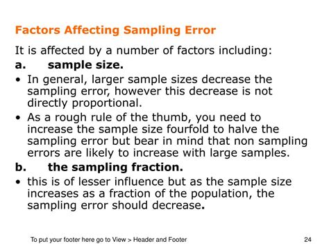 ppt types and sources of errors in statistical data powerpoint