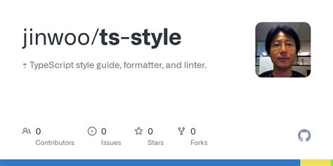 Github Jinwoots Style ☂️ Typescript Style Guide Formatter And Linter