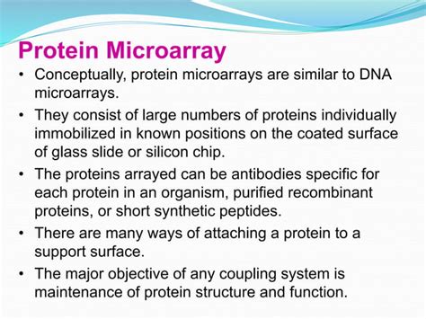 2d Mass Spectrometry And Microarray Techniques Ppt