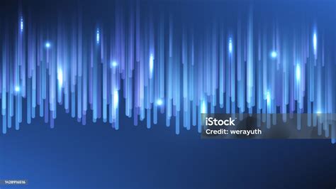 추상적인 현대 선 배경 블루 네온 라이트 디지털 기술 벡터 아트 일러스트 레이 션 0명에 대한 스톡 벡터 아트 및 기타 이미지