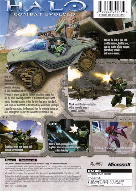Boxarts Du Jeu Halo Combat Evolved Sur Microsoft Xbox Le Musee Des