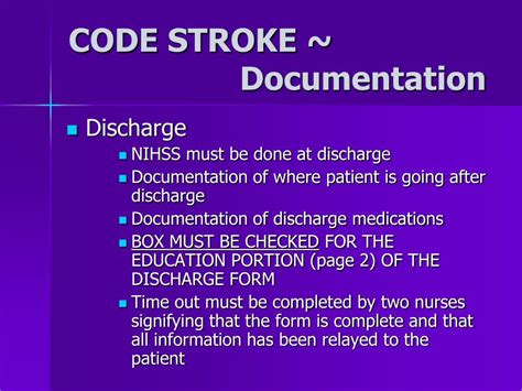 PPT CODE STROKE PowerPoint Presentation Free Download ID