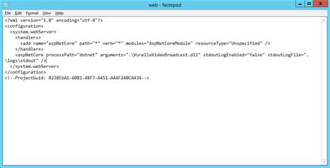 C Net Core Hosting In Iis Error Reading The Nfig File