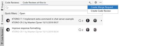 create merge requests code reviews and other space updates in