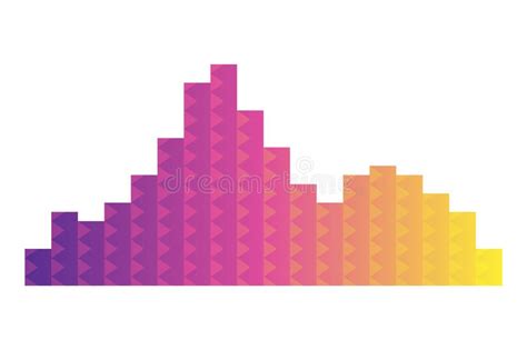 Color Sound Wave Audio Digital Equalizer Technology Musical Pulse Vector Illustration Stock