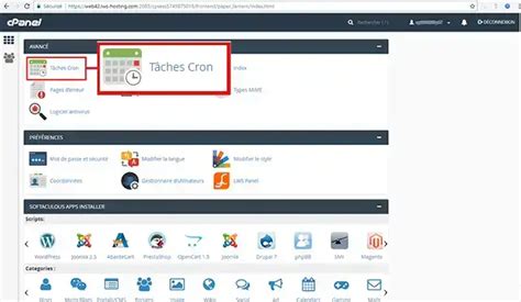 Comment Programmer Une Tâche Cron Dans Cpanel 007 Hébergement
