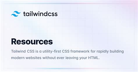 Resources Tailwind Css