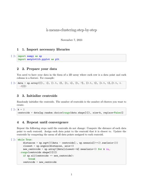k means clustering step by step k means clustering step by step