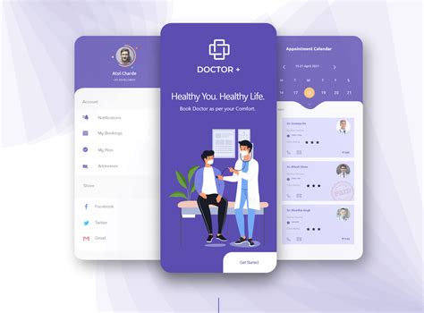 medical app ux ui design by artsiom misjukevich on dribbble