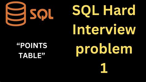 Advanced Sql Interview Question 1 For Data Engineering Interviews