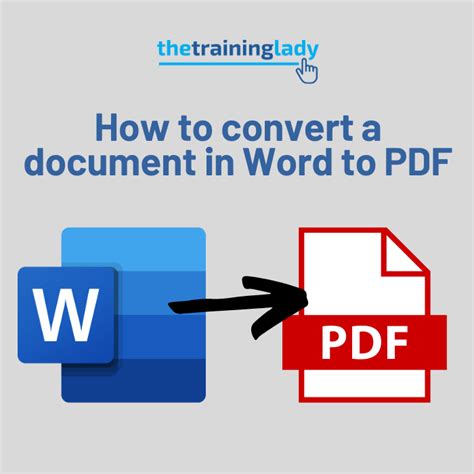 How To Convert A Document In Word To PDF For FREE